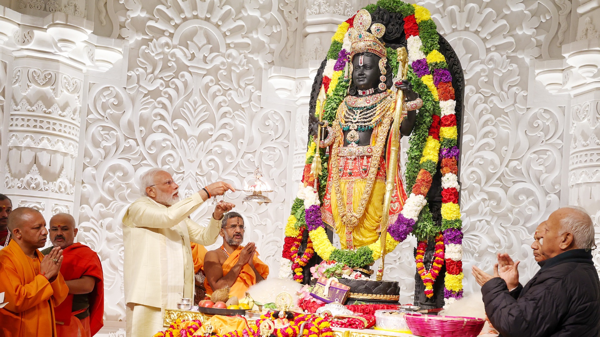 PM Modi inaugurates historic Ram Temple in Ayodhya ceremony - Kuwait ...
